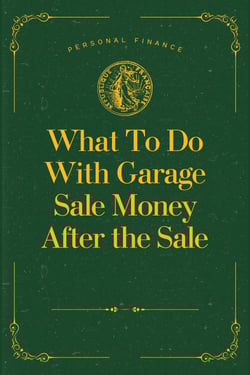 What To Do With Garage Sale Money After the Sale